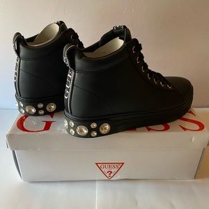Guess | Shoes | Guess Hi Top Bling Sneakers | Poshmark